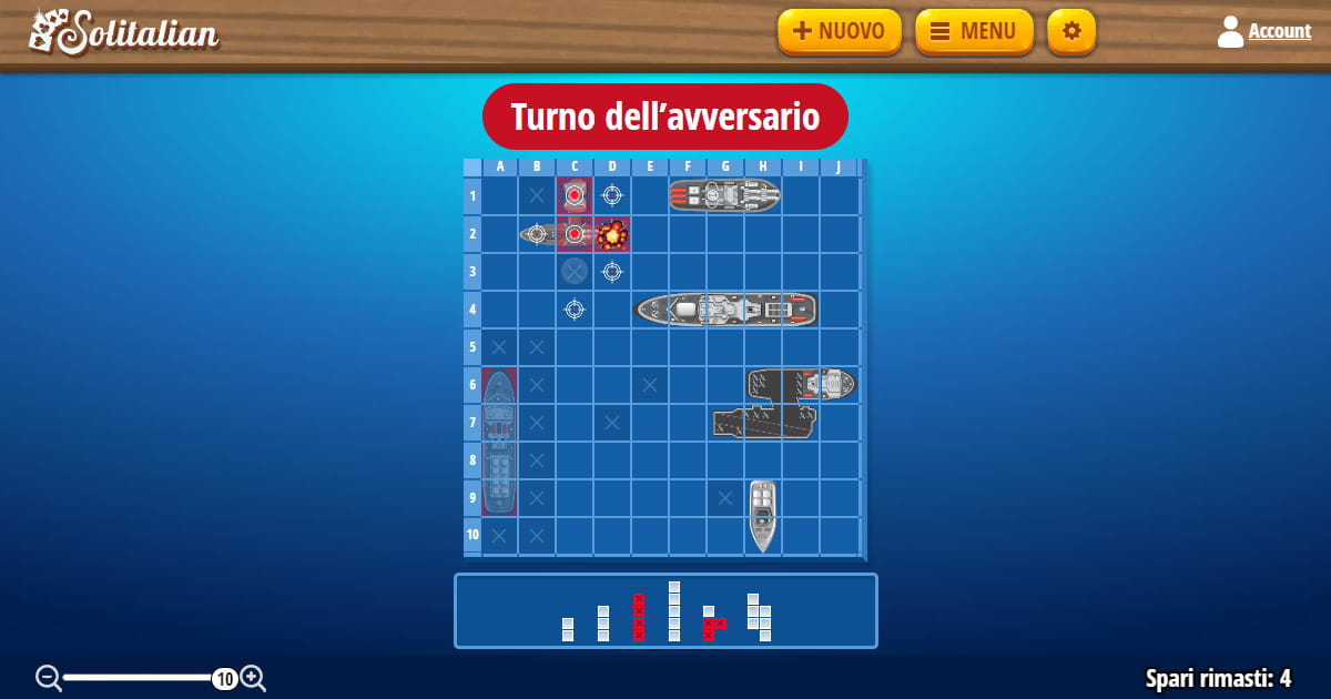 Battaglia navale - Gioca online gratis | Solitalian